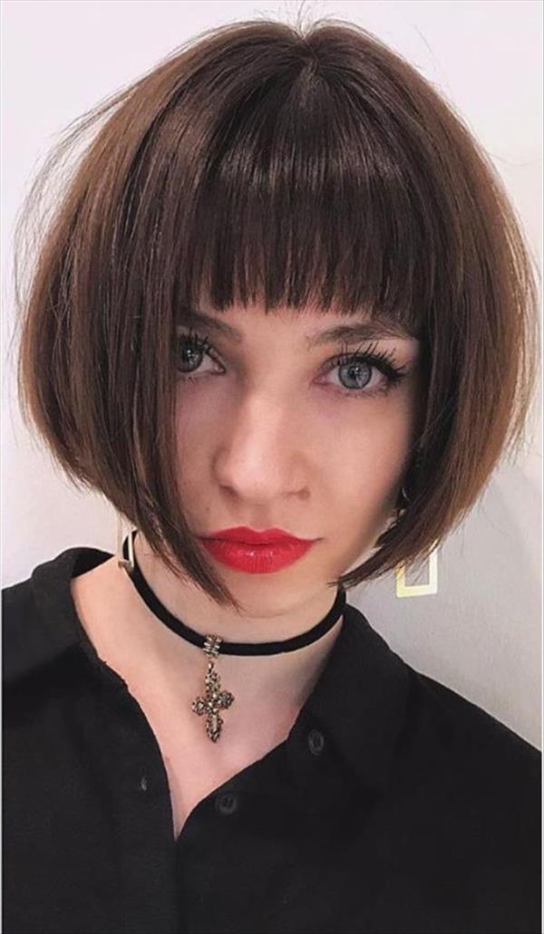 55 stylish short bob hairstyle design to be a fashion icon - Mycozylive.com