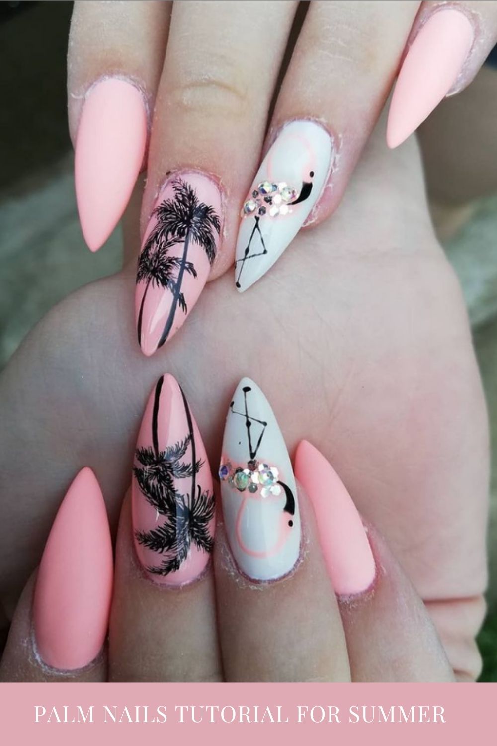 Awesome Palm Nails Designed To Try This Summer in 2021