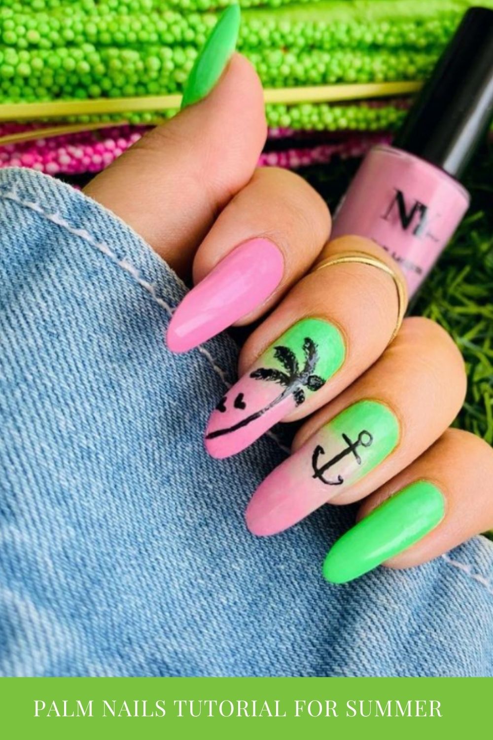 Awesome Palm Nails Designed To Try This Summer in 2021