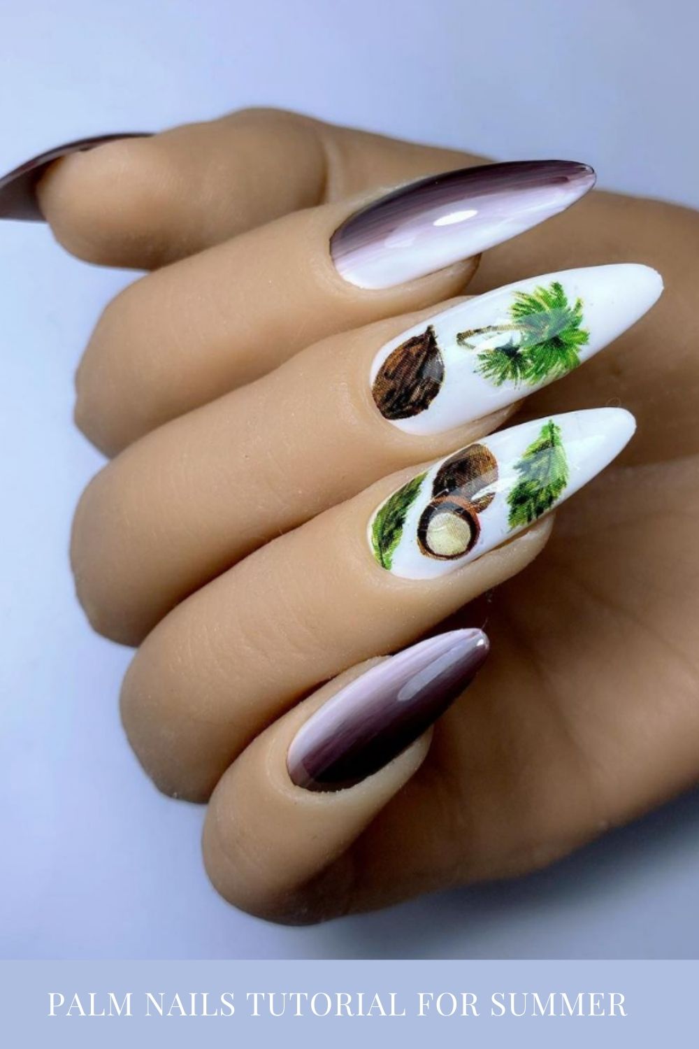 Awesome Palm Nails Designed To Try This Summer in 2021