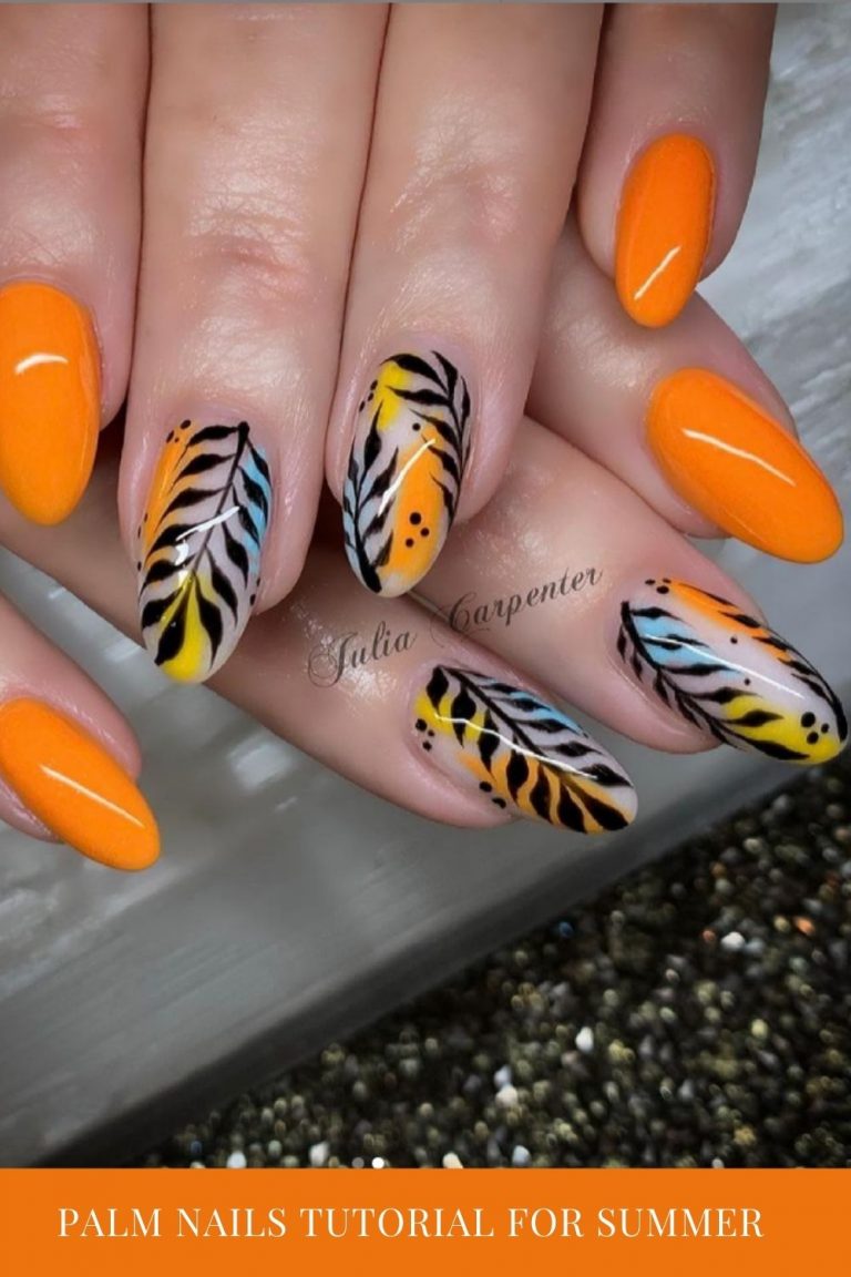 Awesome Palm Nails Designed To Try This Summer in 2021