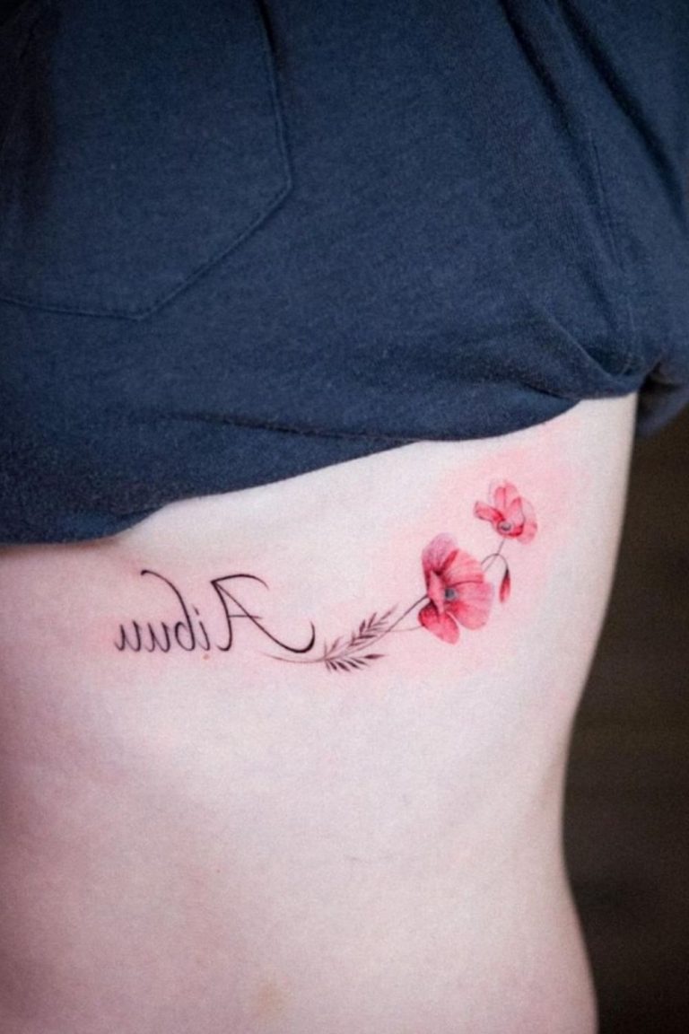 The trend of small letter tattoo ideas and designs 2021