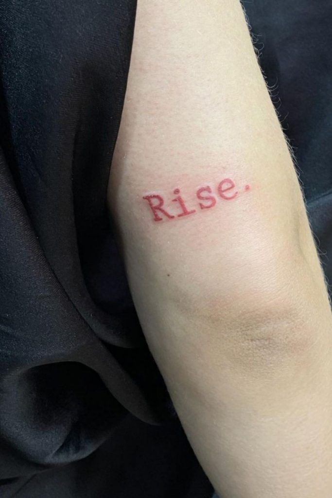 The trend of small letter tattoo ideas and designs 2021