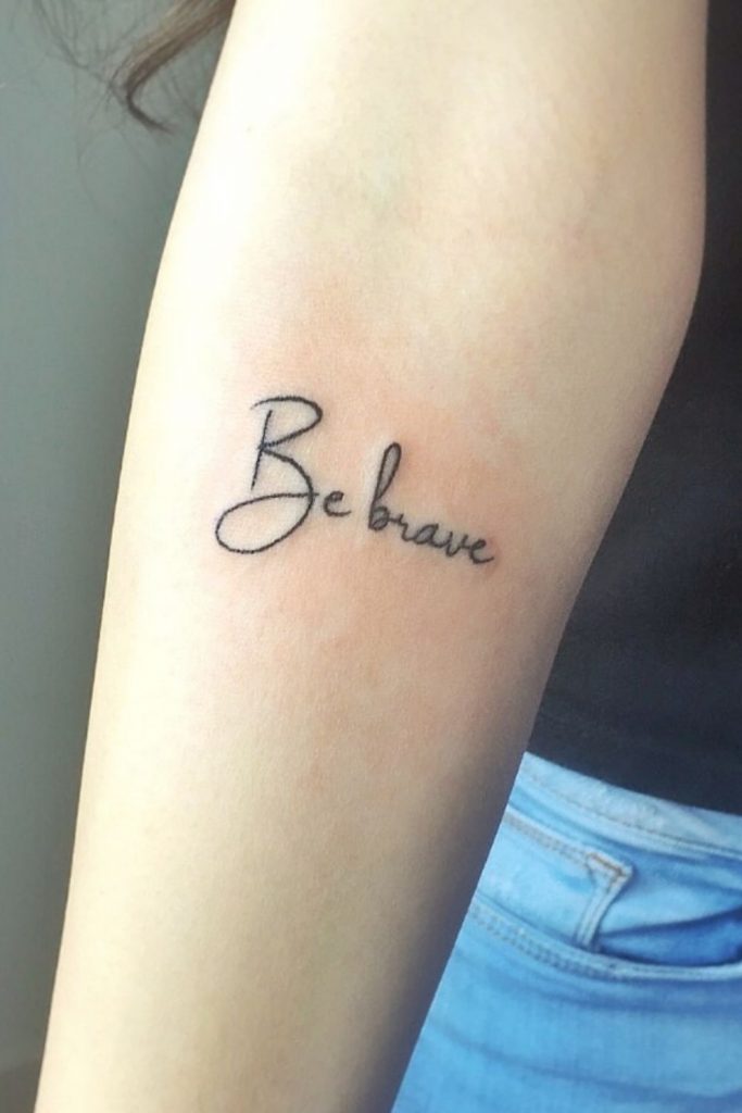 The trend of small letter tattoo ideas and designs 2021