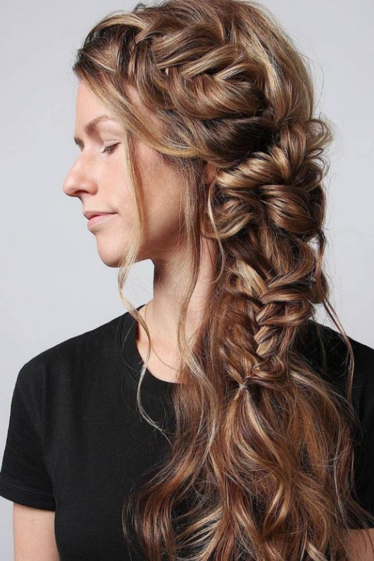Side Braid Hairstyles | the best long hairstyle for prom or any occasion