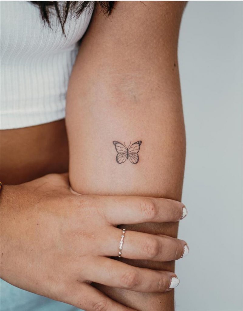 22 Beautiful small butterfly tattoos design ideas you'll tattoo - Page ...