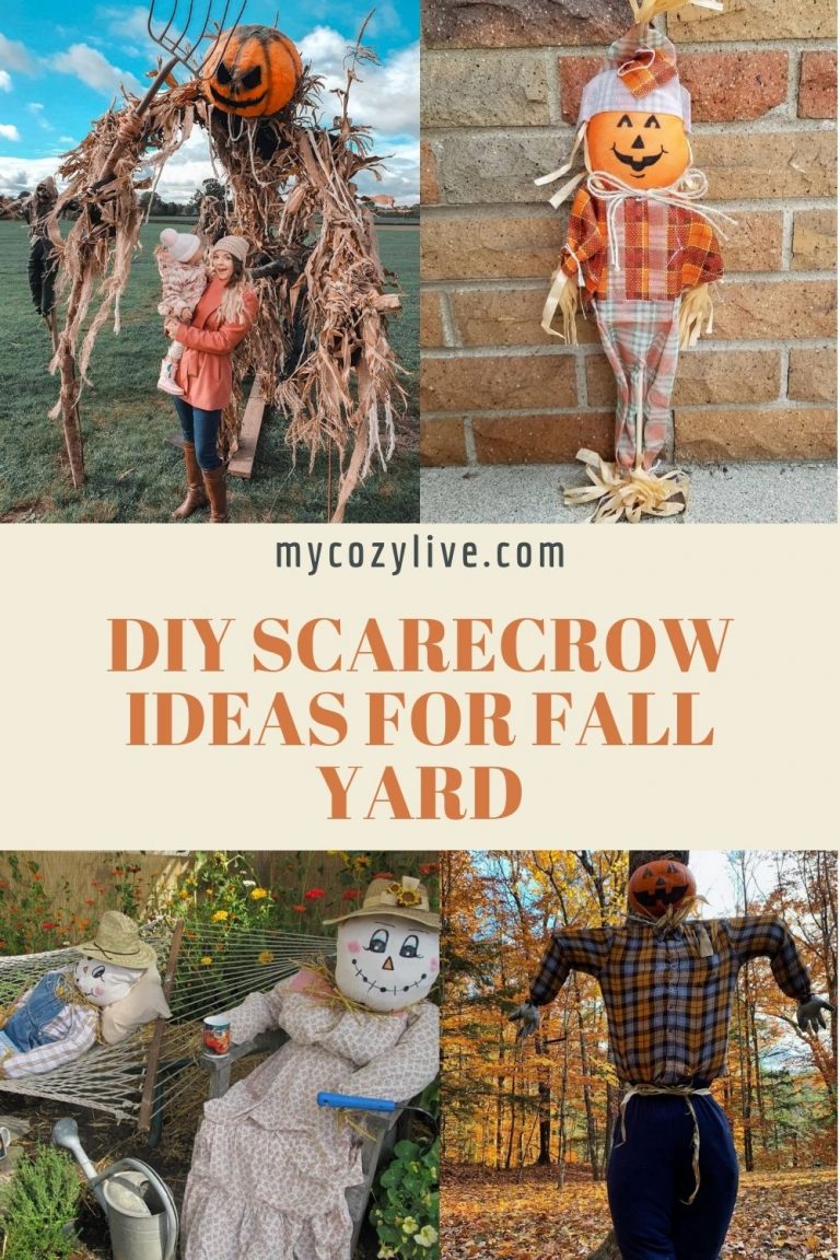 How to DIY scarecrow ideas for Fall yard 2021? - Mycozylive.com