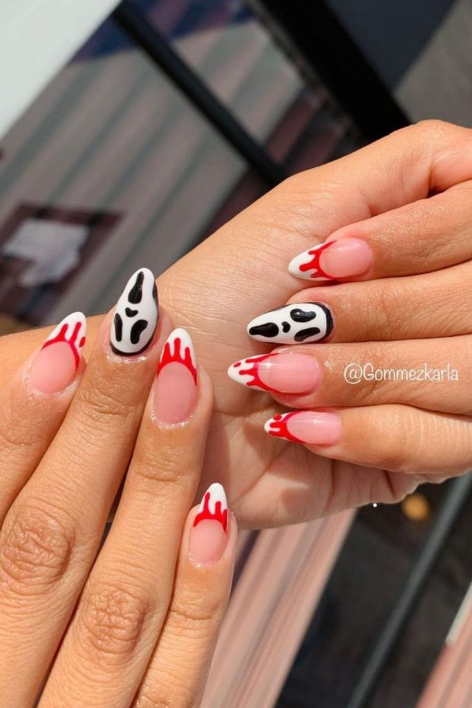33 Spooky Scream nails design for Halloween nails 2021 - Page 2 of 4 ...