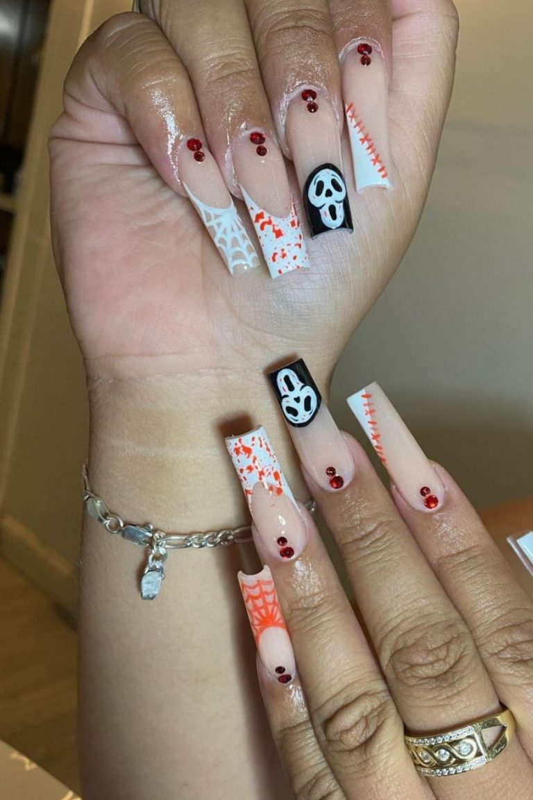 33 Spooky Scream nails design for Halloween nails 2021 - Page 3 of 4 ...