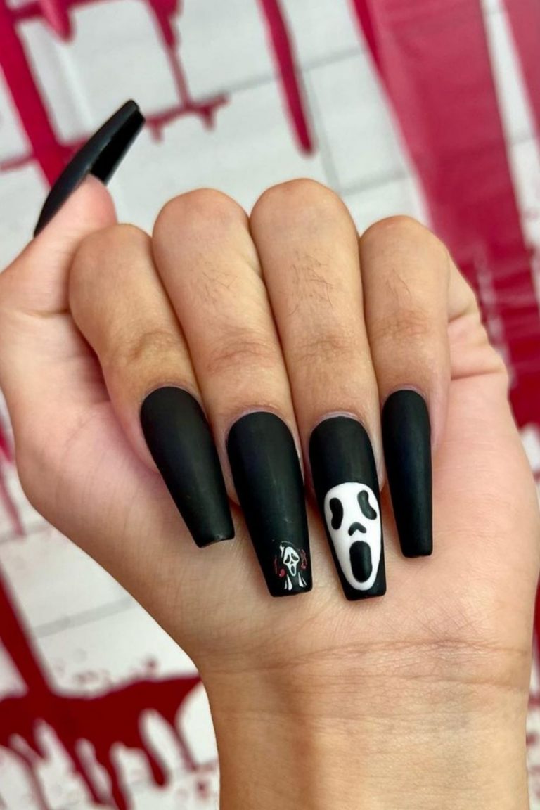 33 Spooky Scream nails design for Halloween nails 2021 - Page 3 of 4 ...
