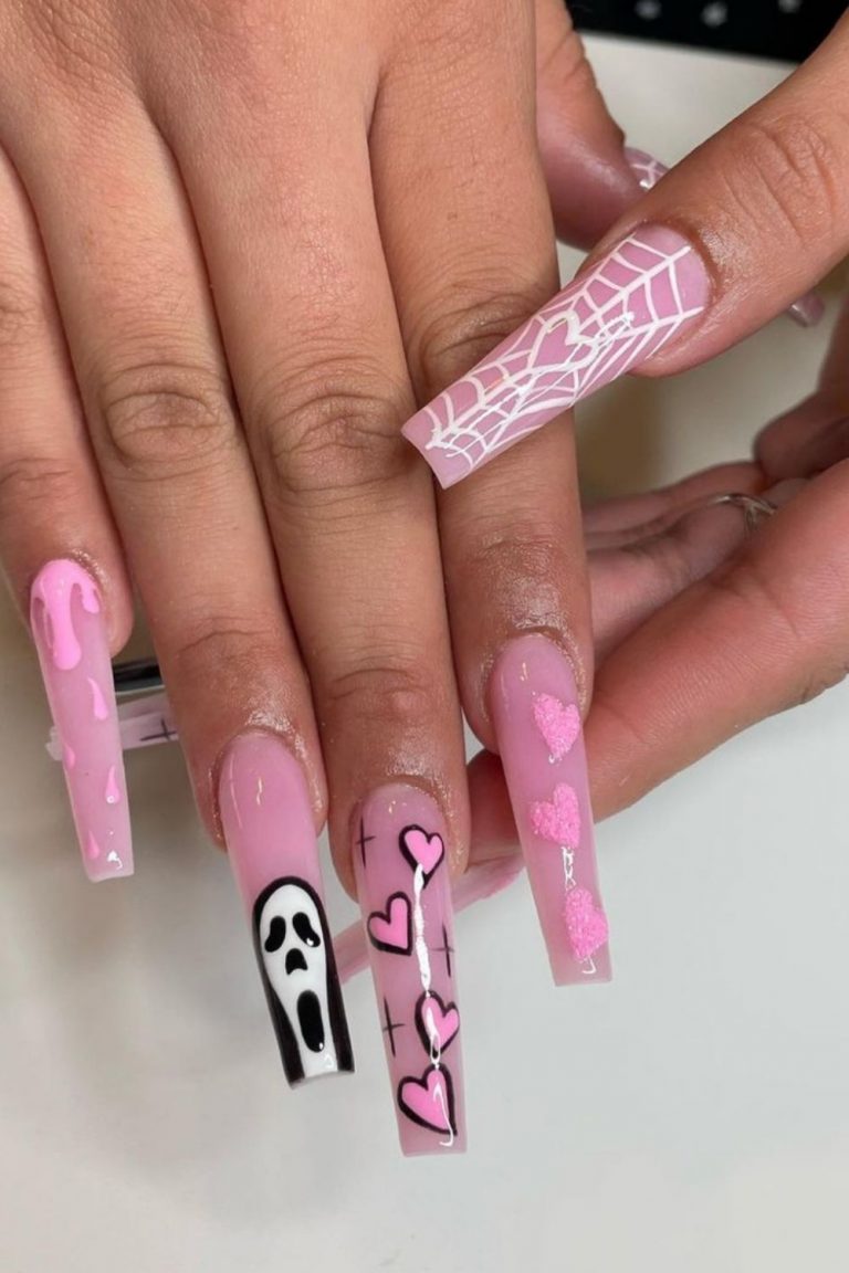 33 Spooky Scream nails design for Halloween nails 2021 - Page 3 of 4 ...