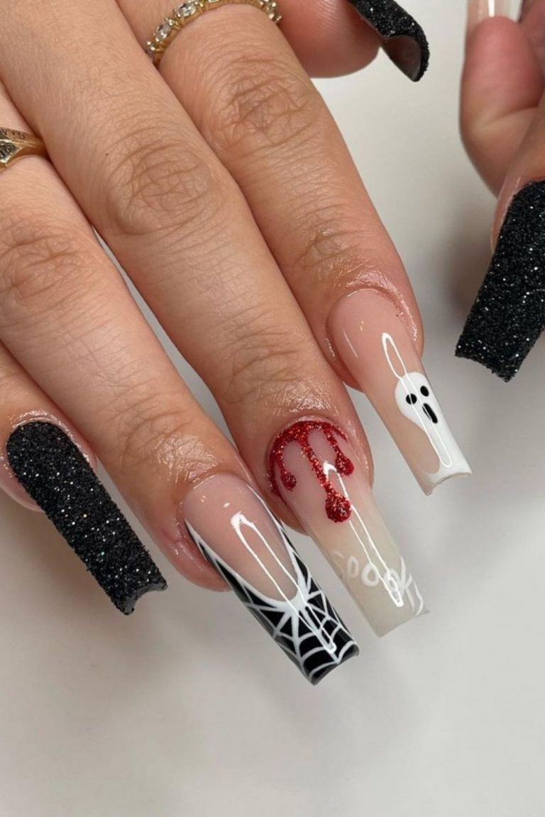 33 Spooky Scream nails design for Halloween nails 2021 - Page 4 of 4 ...
