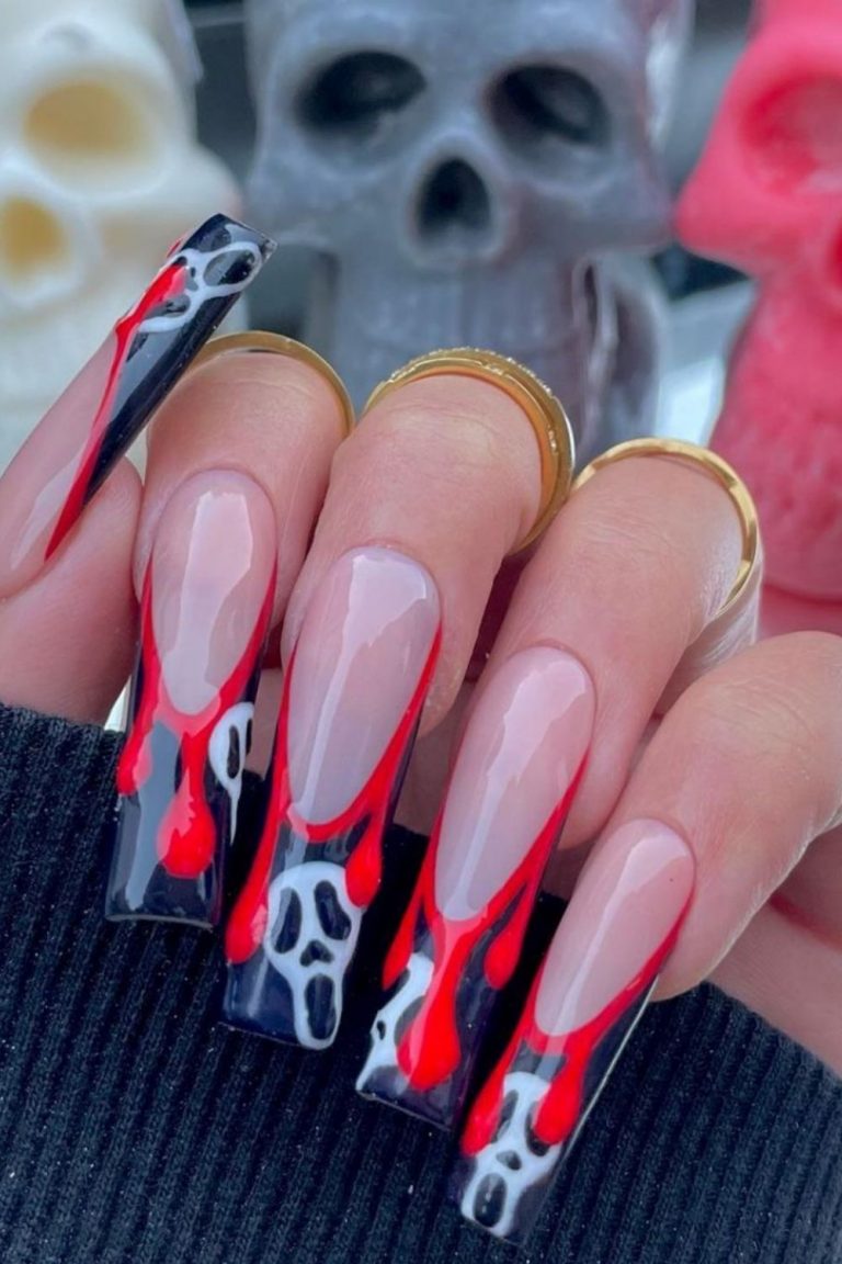 33 Spooky Scream nails design for Halloween nails 2021 - Page 4 of 4 ...