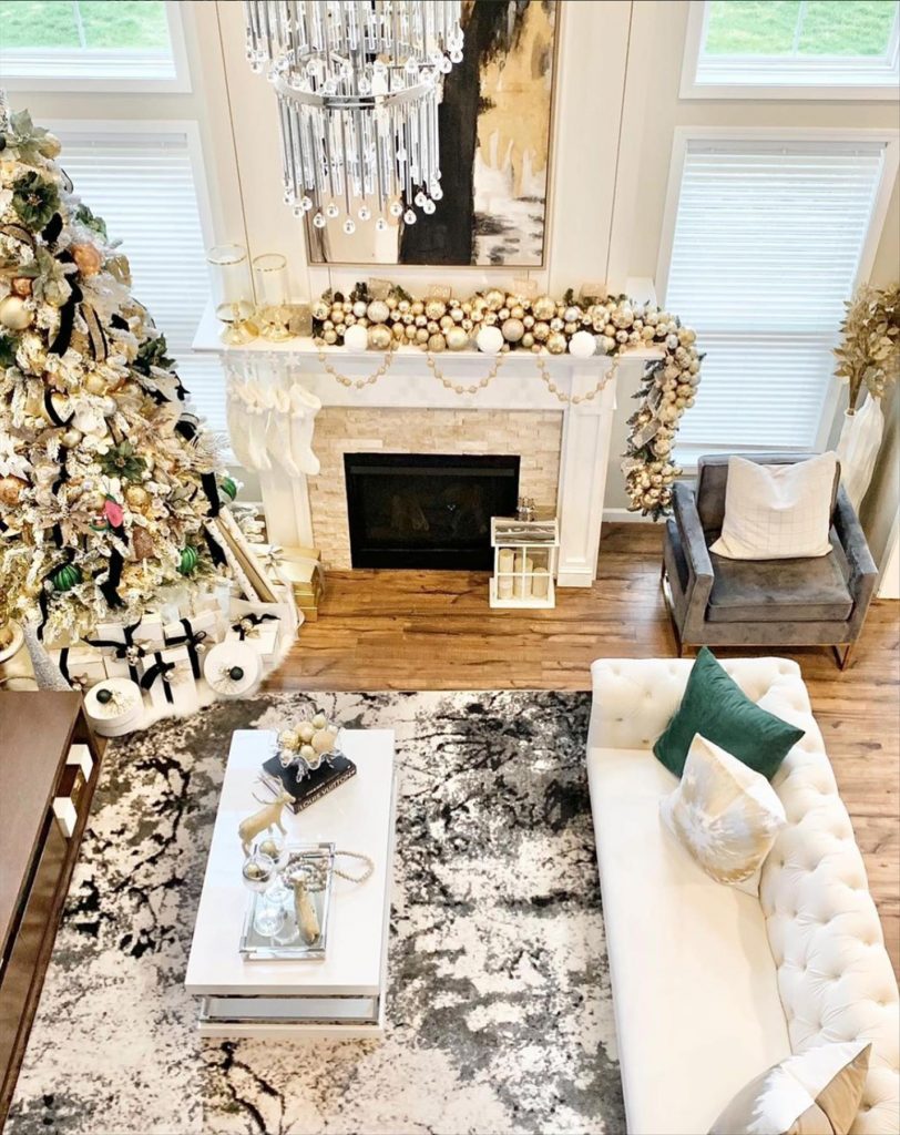 Christmas Aesthetic | 81 Ideal Christmas living room decor ideas - Page ...