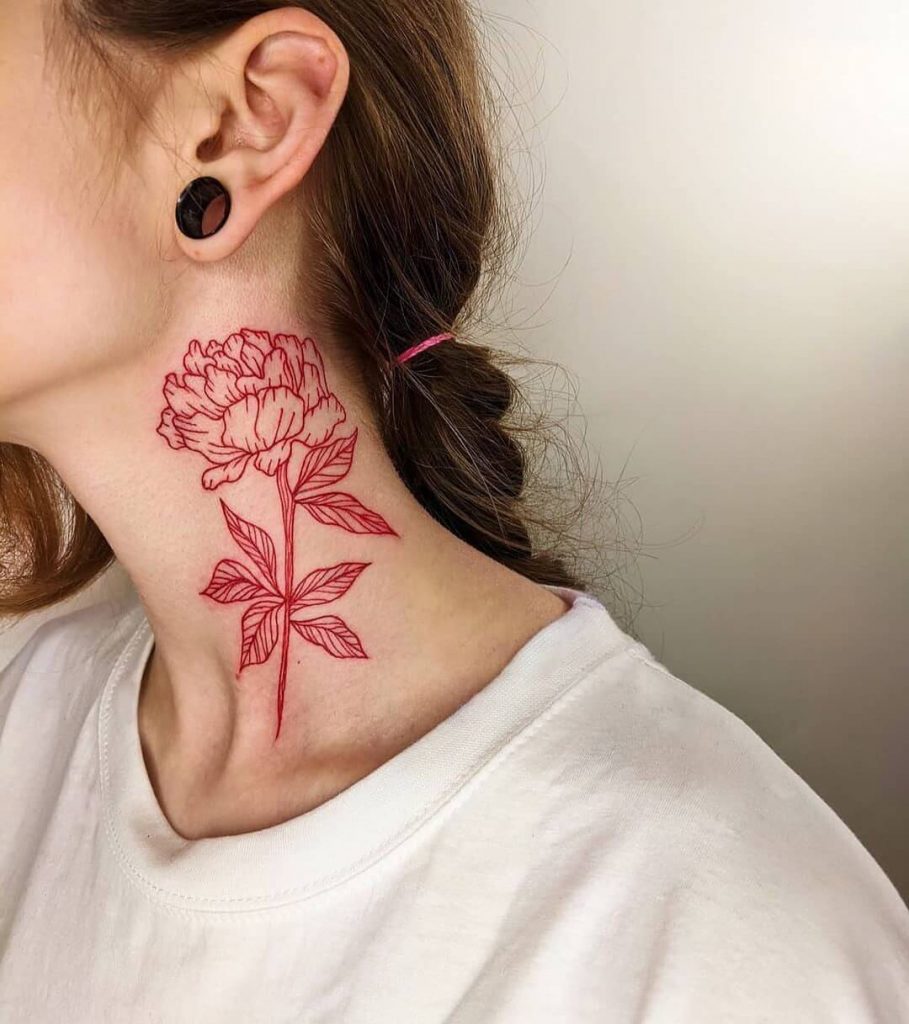 35 Pretty Neck Tattoos For Women To Be Cool - Mycozylive.com