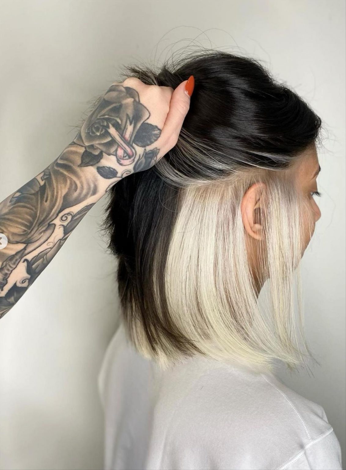 31 Two-Tone Hair Color Ideas New Hair Color Trends 2022