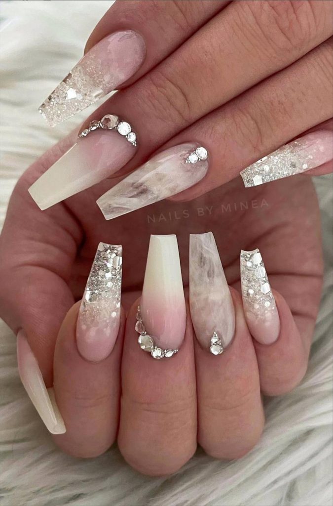 24 Best glitter ombre nails design ideas that are trending - Mycozylive.com
