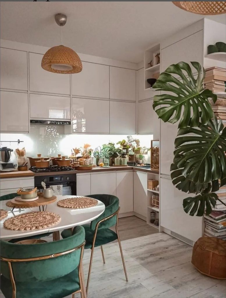 28 Simple and Modern Summer Kitchen Decoration Ideas