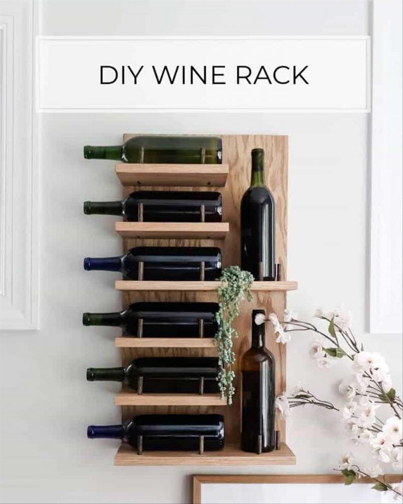 Top 33 easy DIY wine racks ideas anyone can make - Mycozylive.com