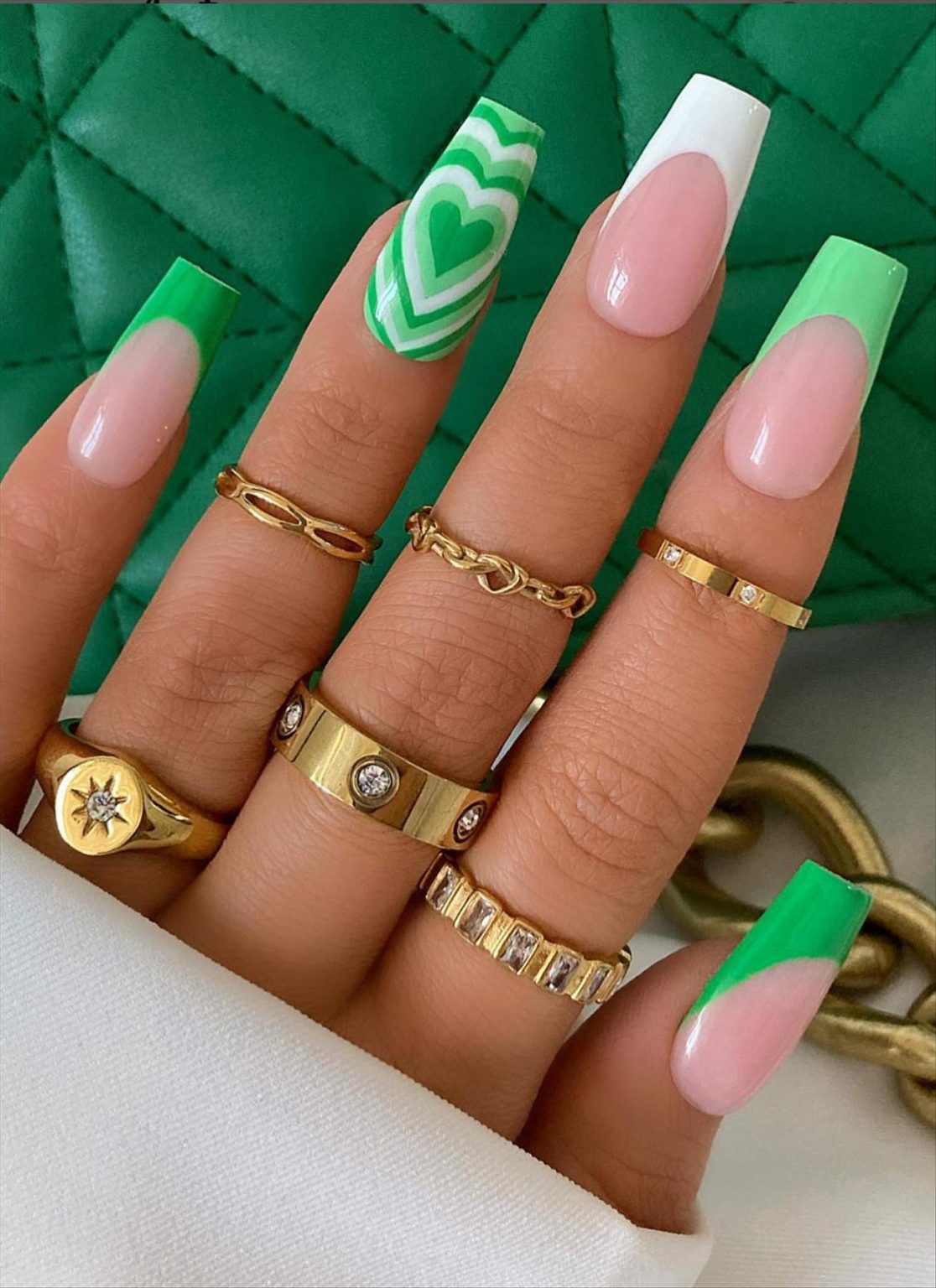 52 Perfect green nail ideas for your next manicures inspiration 2022 ...