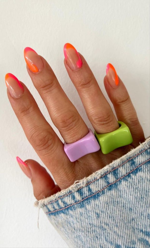21 Beautiful coral nail designs to wear this Summer - Mycozylive.com