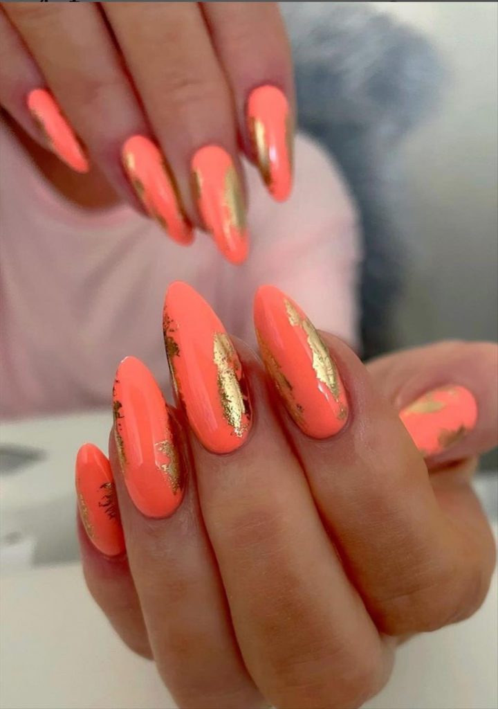 21 Beautiful coral nail designs to wear this Summer - Mycozylive.com