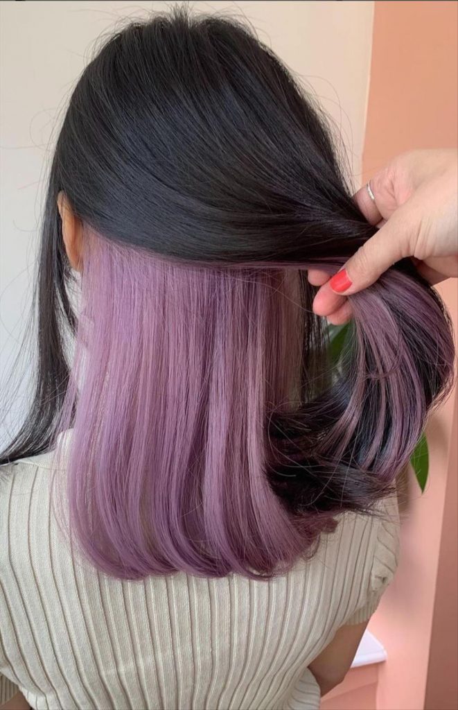 32 Stunning underneath hair color ideas for cool girls - Mycozylive.com