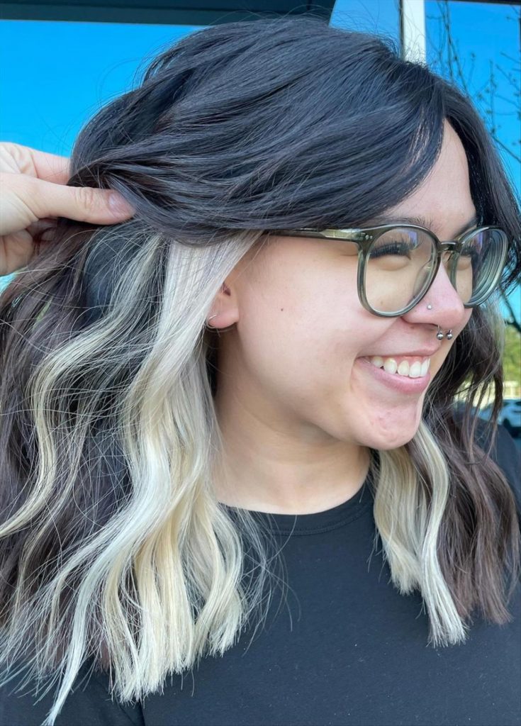 32 Stunning underneath hair color ideas for cool girls - Mycozylive.com