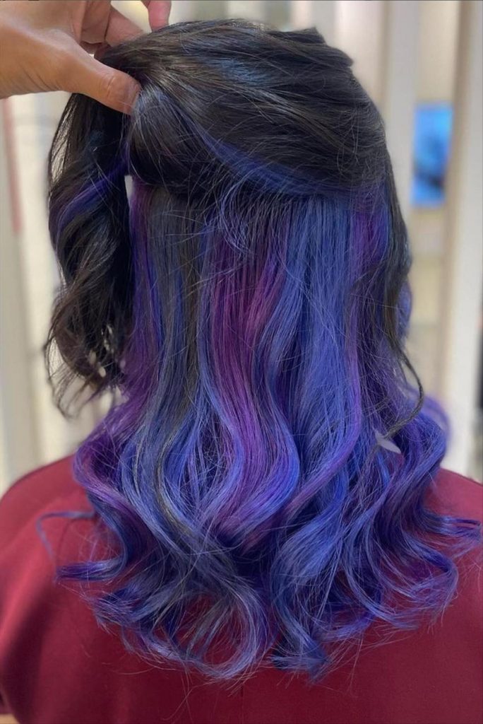 32 Stunning underneath hair color ideas for cool girls - Mycozylive.com