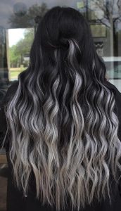 34 Cool two-tone hair color for brunette to try now - Mycozylive.com