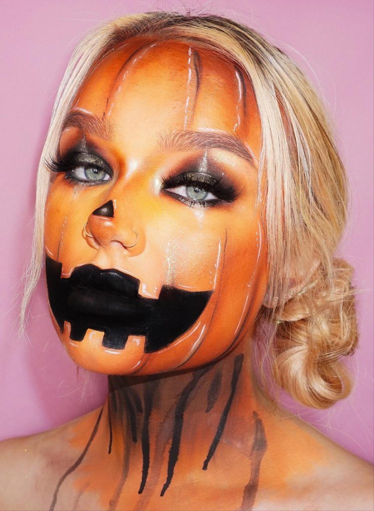 60+ Cool Halloween makeup looks trending this year - Mycozylive.com