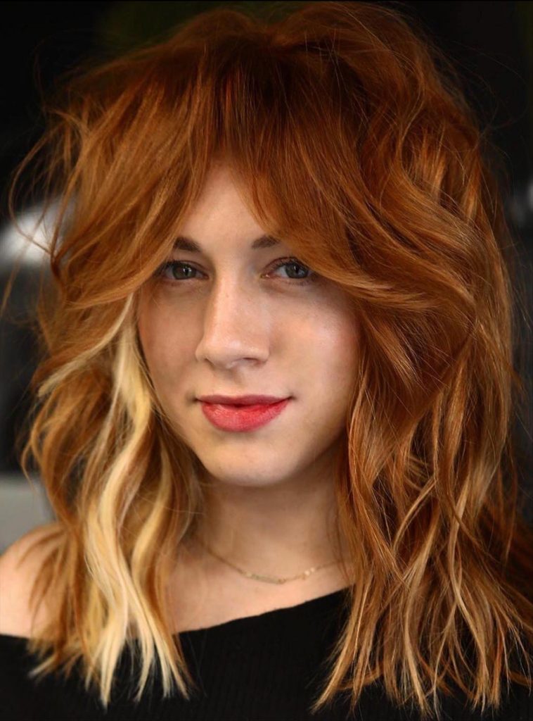 40 Stylish two-tone hair color for Winter hair color ideas - Mycozylive.com