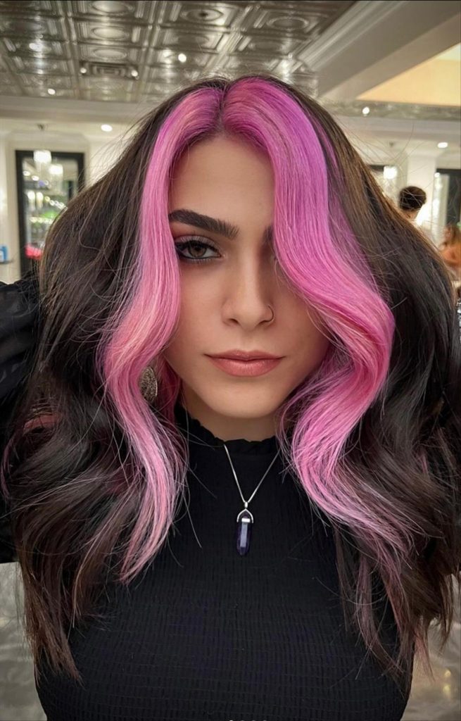 40 Stylish two-tone hair color for Winter hair color ideas - Mycozylive.com