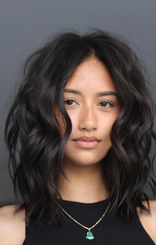 40 Cool Medium Length Haircuts With Bangs To Try Now