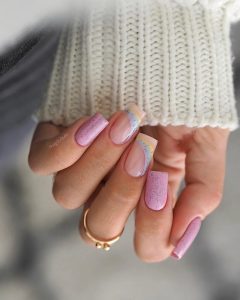 40+ Beautiful short square acrylic nails for Summer - Mycozylive.com