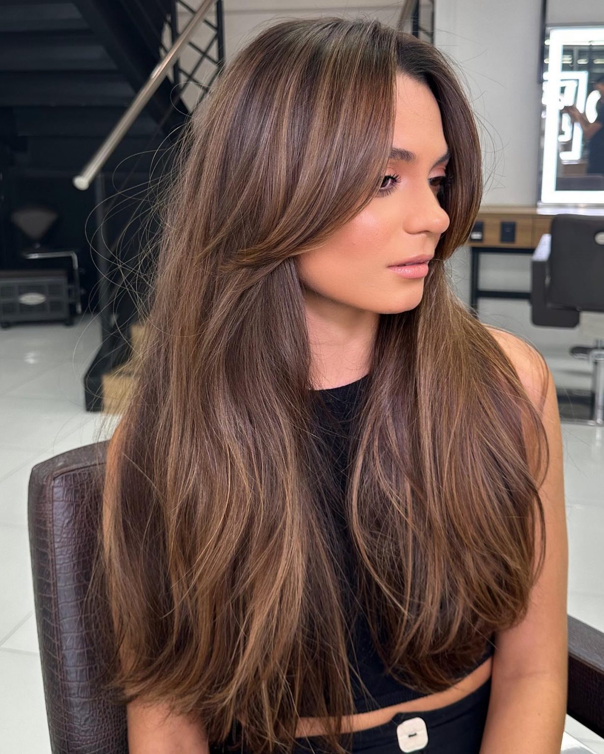 36 Alluring Medium length hair with layers to try - Mycozylive.com