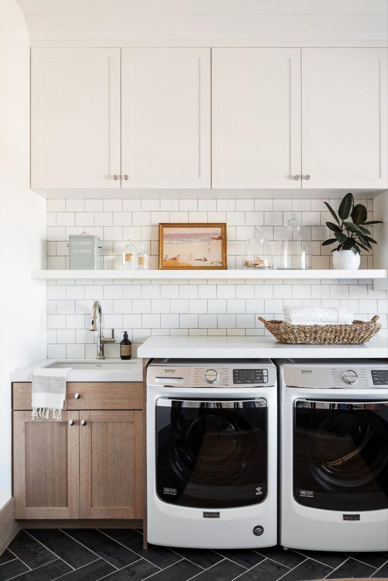 30 Best Laundry Room Decoration Ideas to Copy - Mycozylive.com