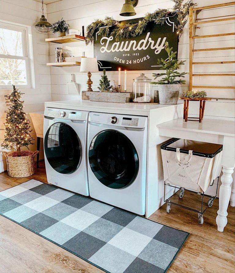 30 Best Laundry Room Decoration Ideas to Copy - Mycozylive.com