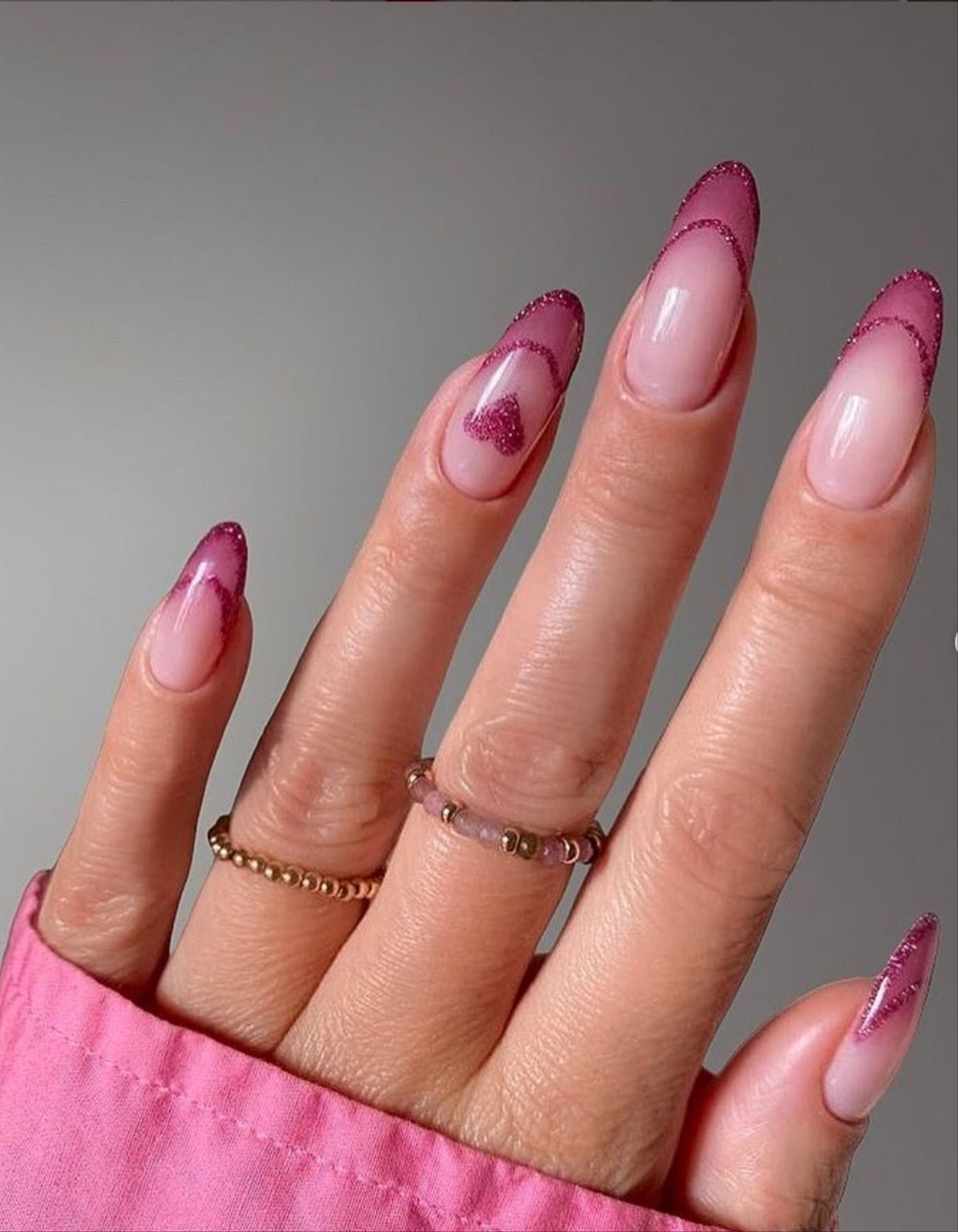 50 Cute heart nail designs for short almond nails - Page 2 of 3 ...