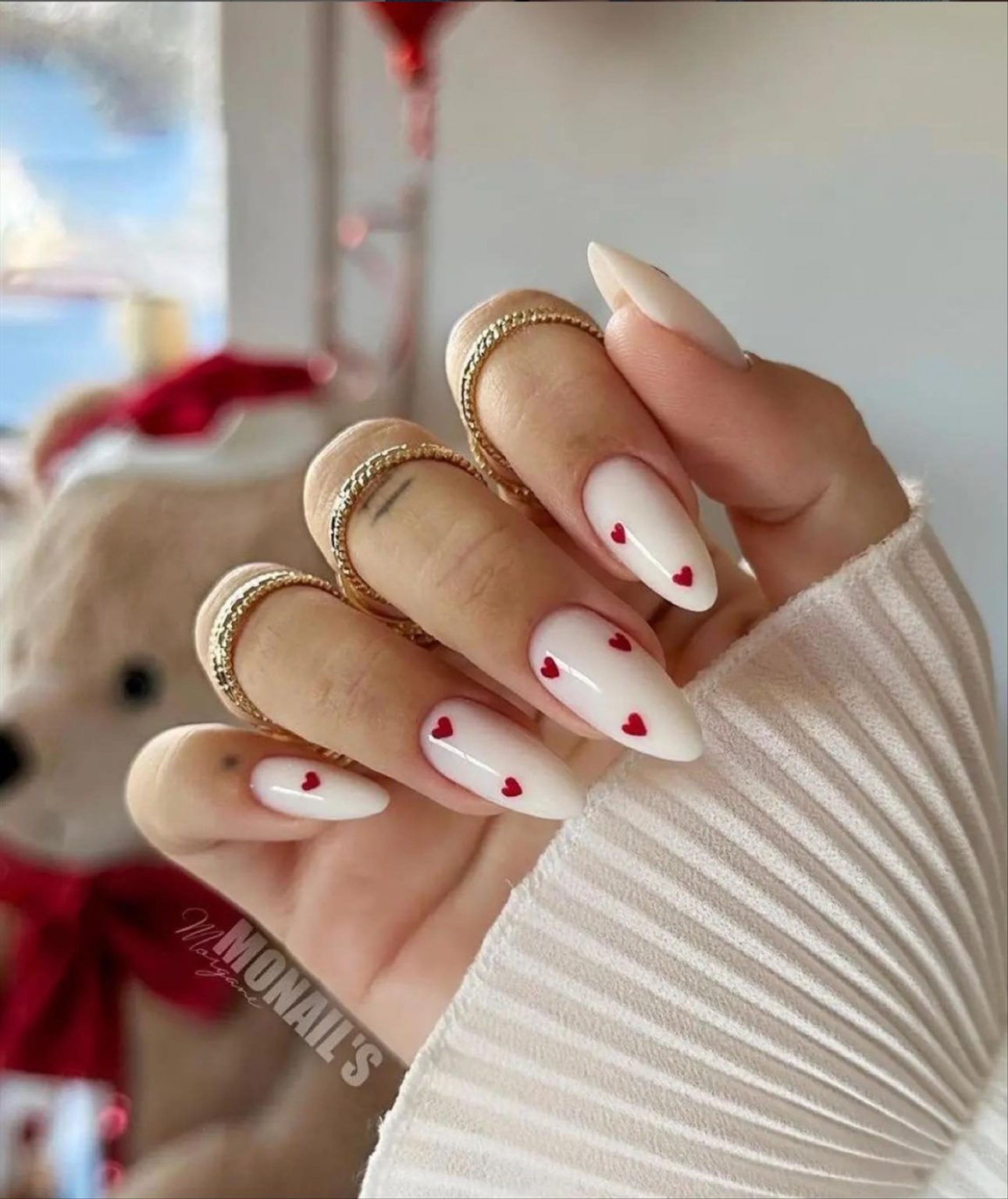 50 Cute heart nail designs for short almond nails - Page 2 of 3 ...