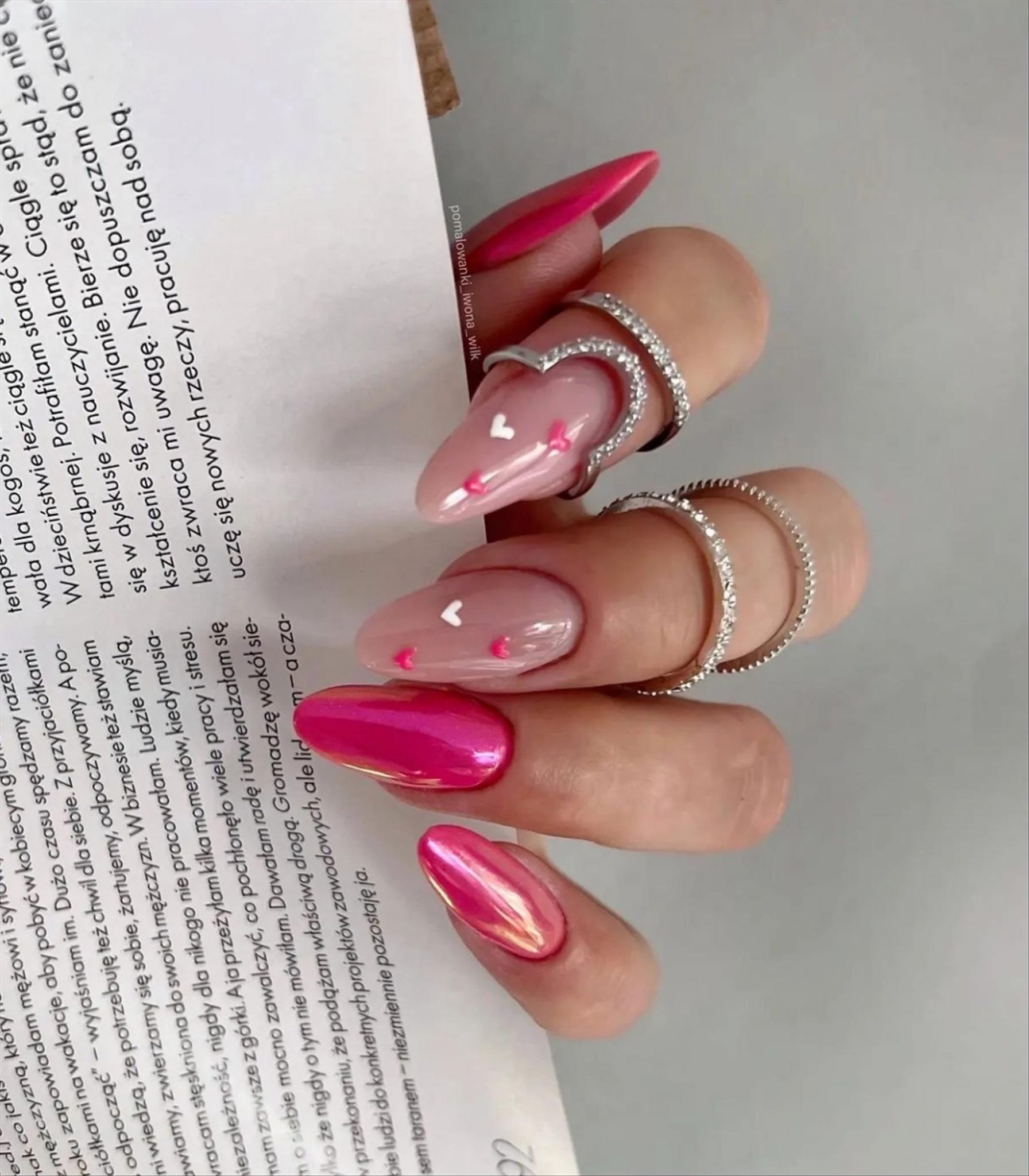 50 Cute heart nail designs for short almond nails - Page 2 of 3 ...