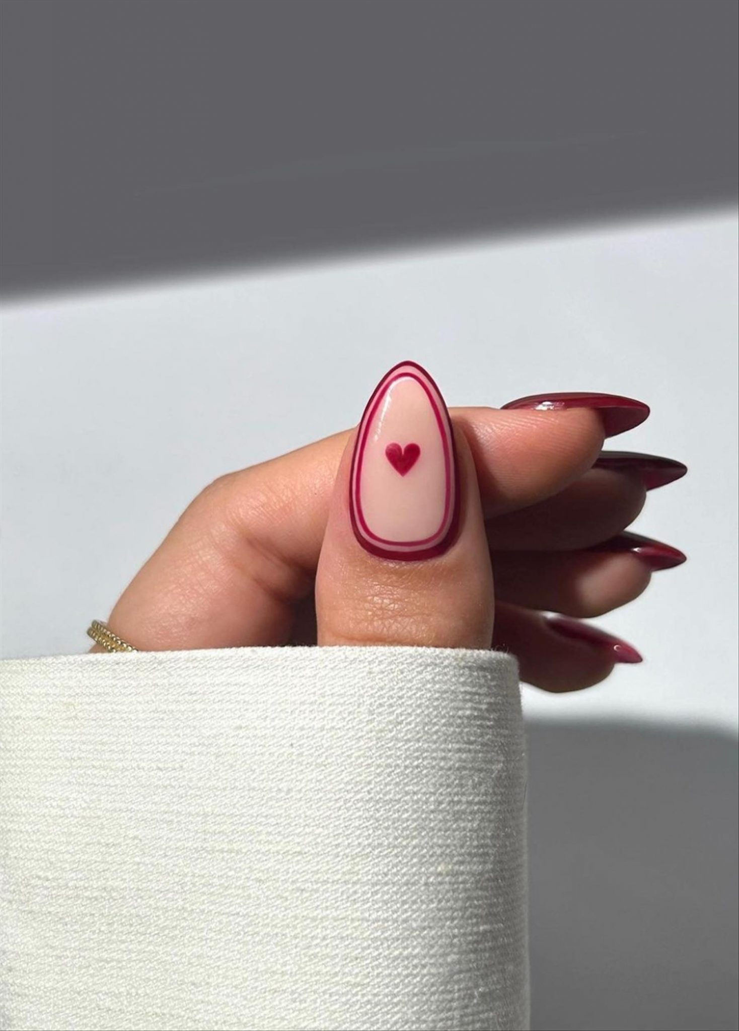 50 Cute heart nail designs for short almond nails - Page 3 of 3 ...