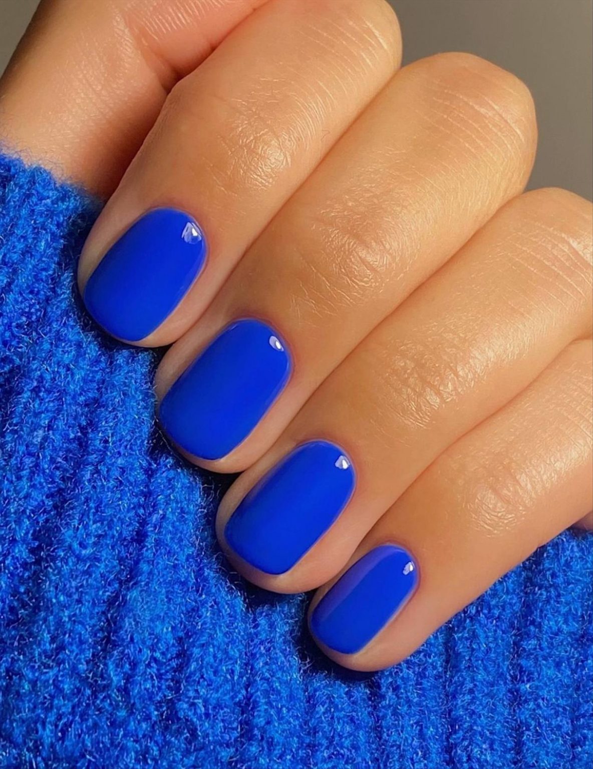 21 Beautiful blue nail designs art you'll love - Mycozylive.com