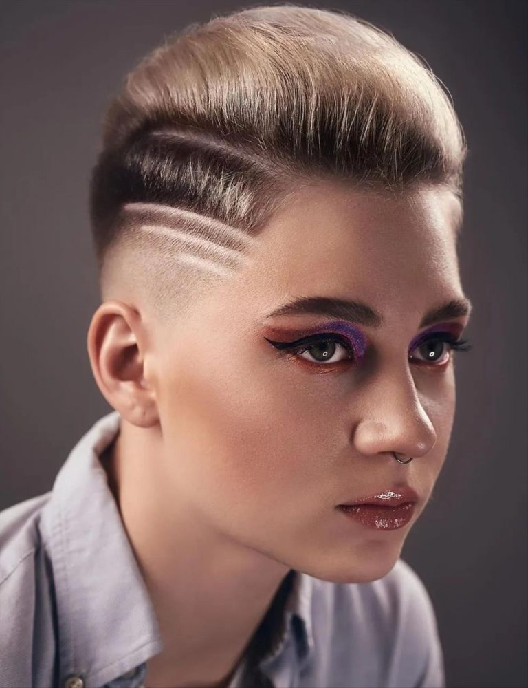 34 Stylish Short Undercut Shaved Hairstyles for Cool Women