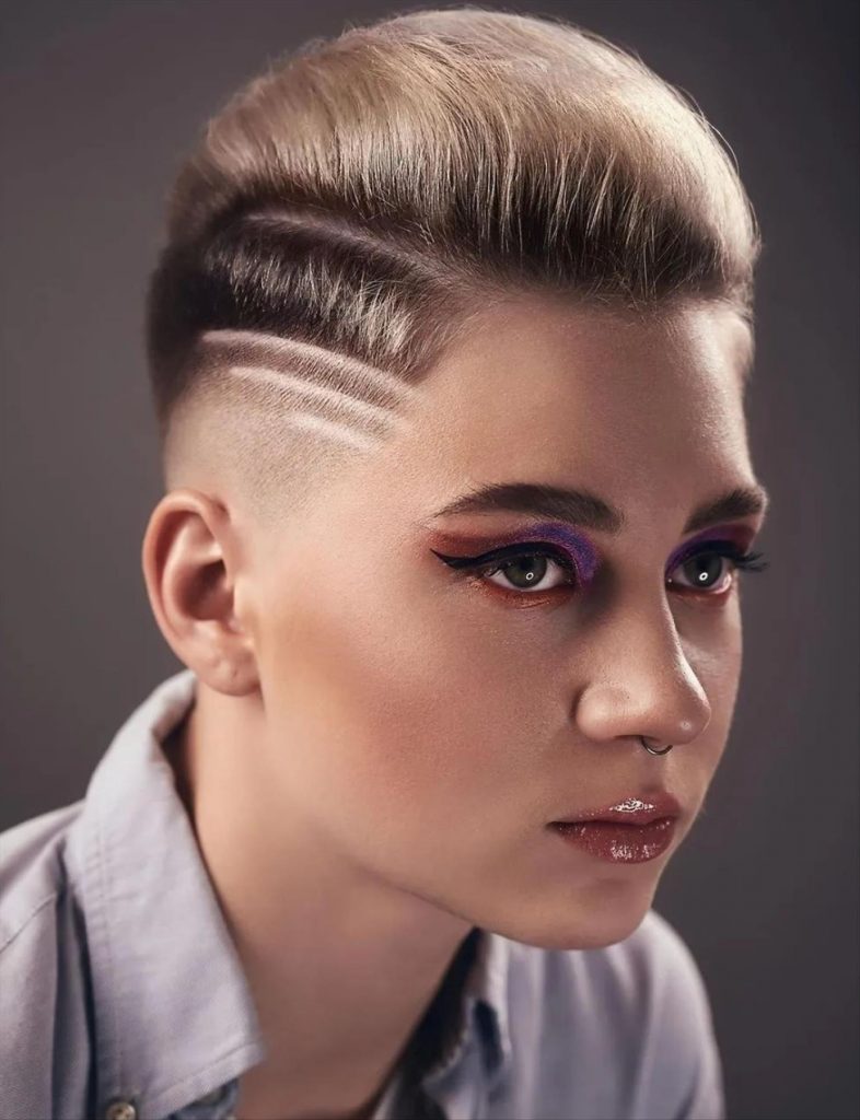 34 Stylish Short Undercut Shaved Hairstyles for Cool Women