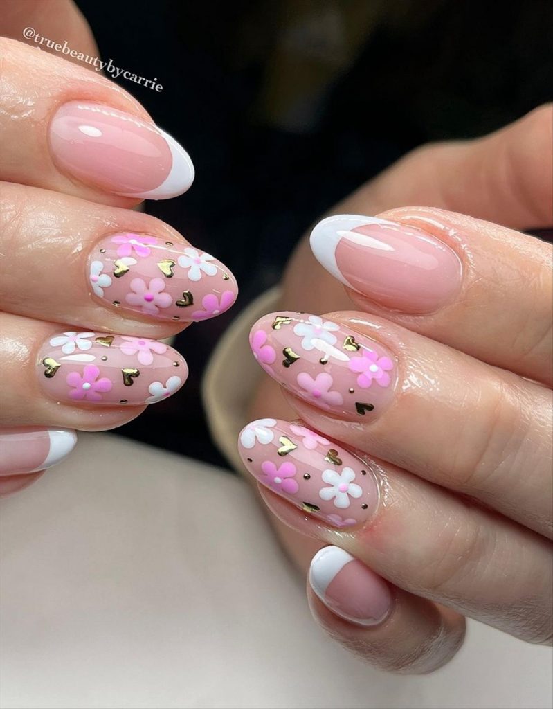 48 Beautiful Spring flower nails design you'll love - Page 2 of 2 ...