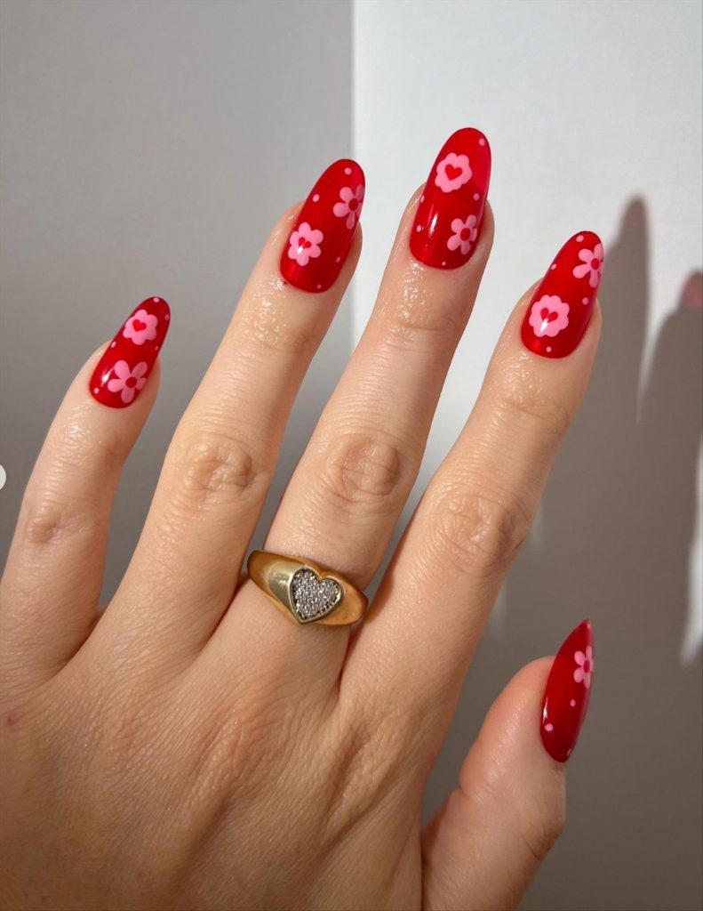 48 Beautiful Spring flower nails design you'll love - Page 2 of 2 ...