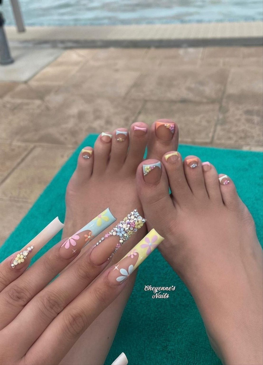 28 Beautiful Spring coffin nails acrylic for 2024 - Mycozylive.com