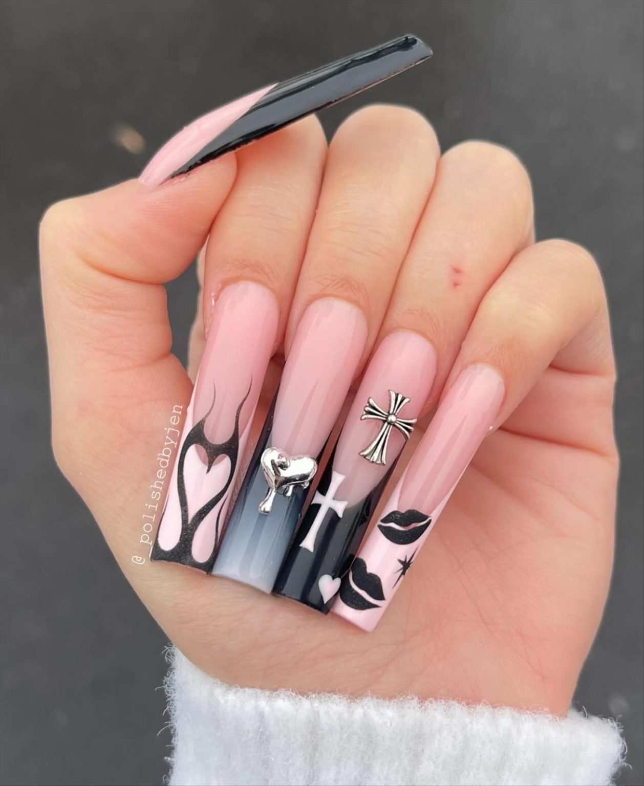 28 Beautiful Spring coffin nails acrylic for 2024 - Mycozylive.com