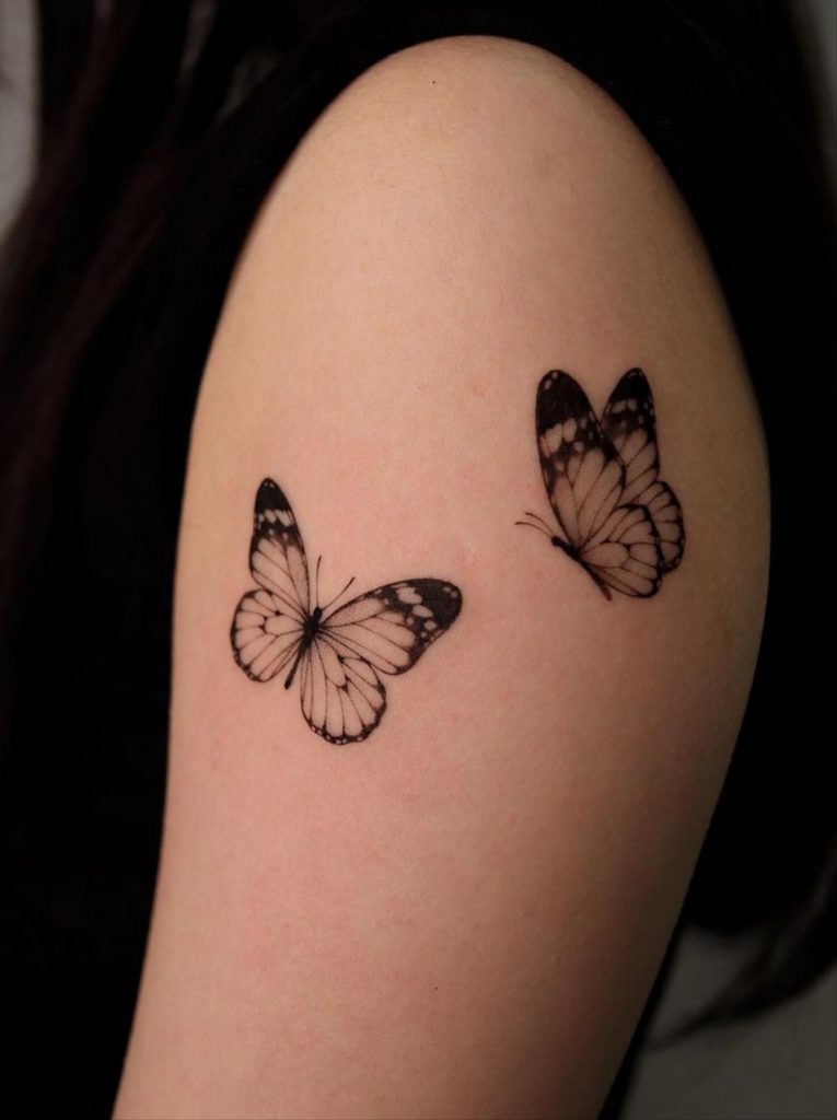 32 Captivating Butterfly Tattoo Designs for Women To Wear